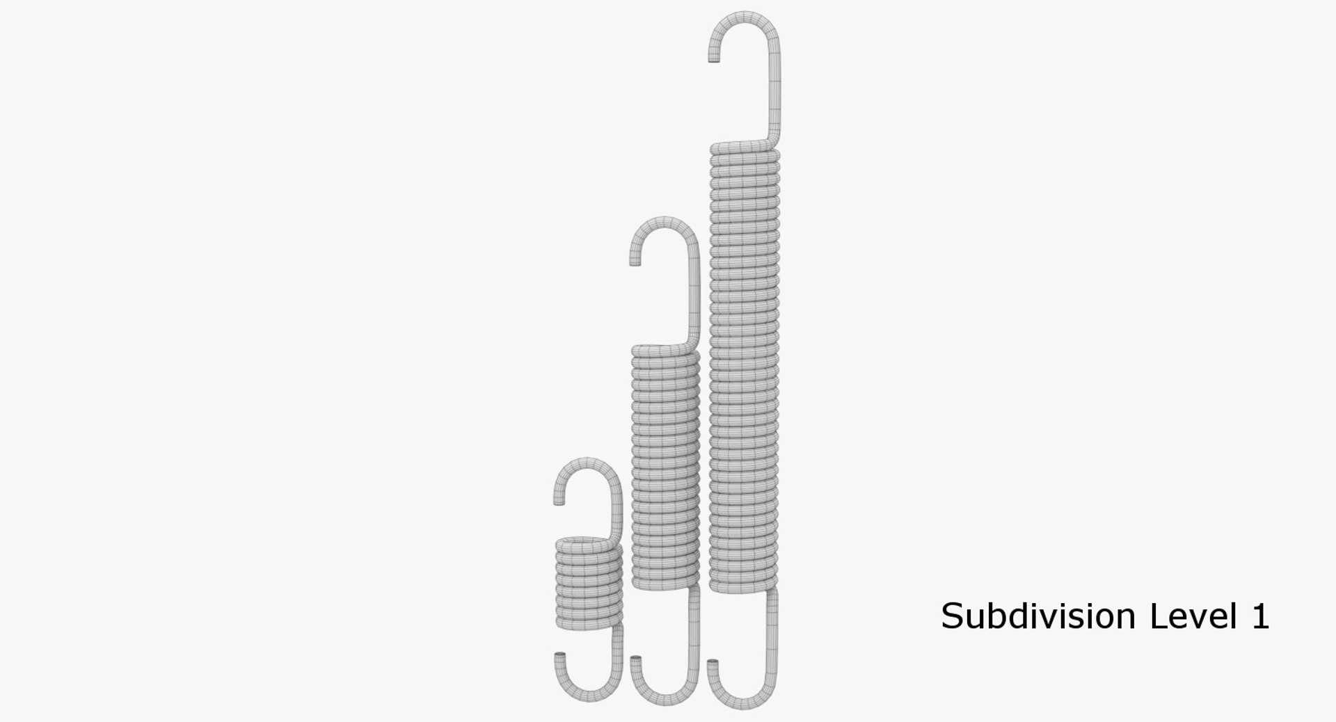Hook Spring 3d Model