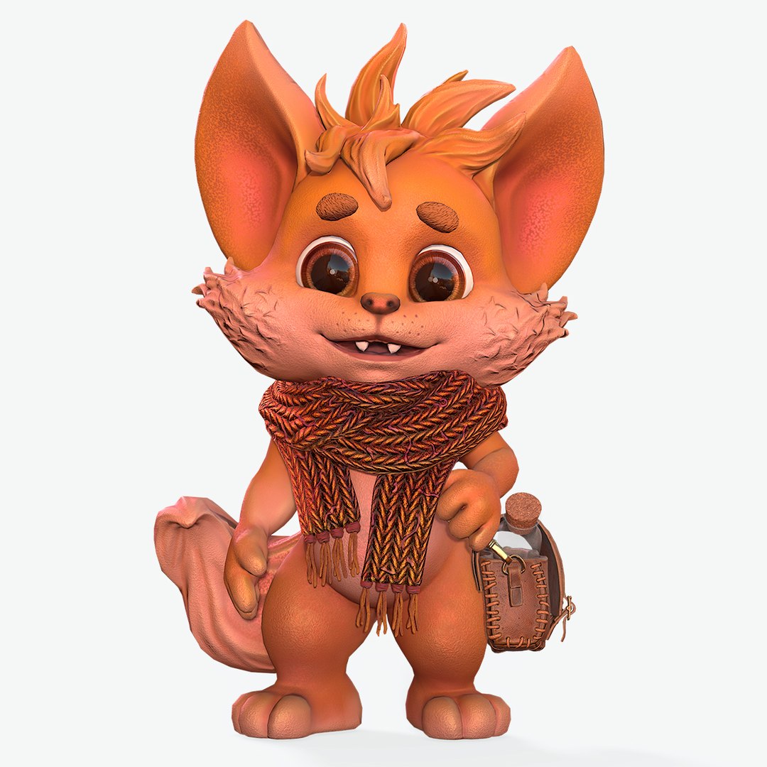 3D Tobby Cute Animal LowPoly GameReady - TurboSquid 2216925