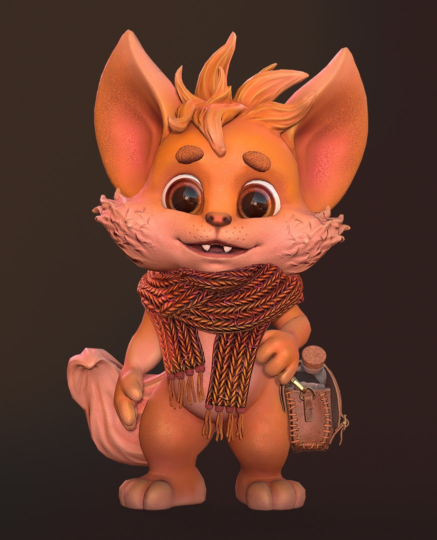 3D Tobby Cute Animal LowPoly GameReady - TurboSquid 2216925