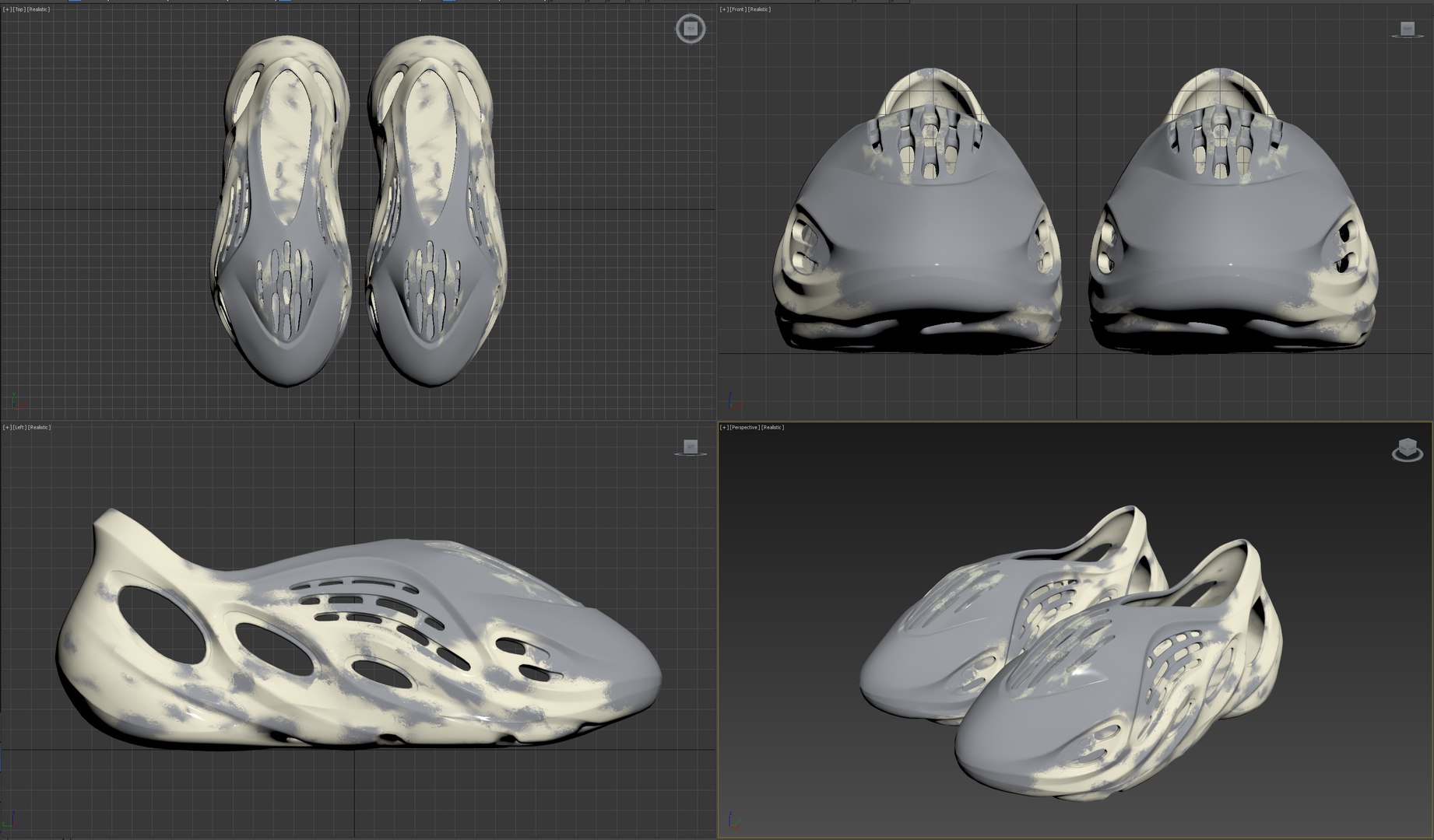 3D Adidas Yeezy Foam Runner Model - TurboSquid 2379901