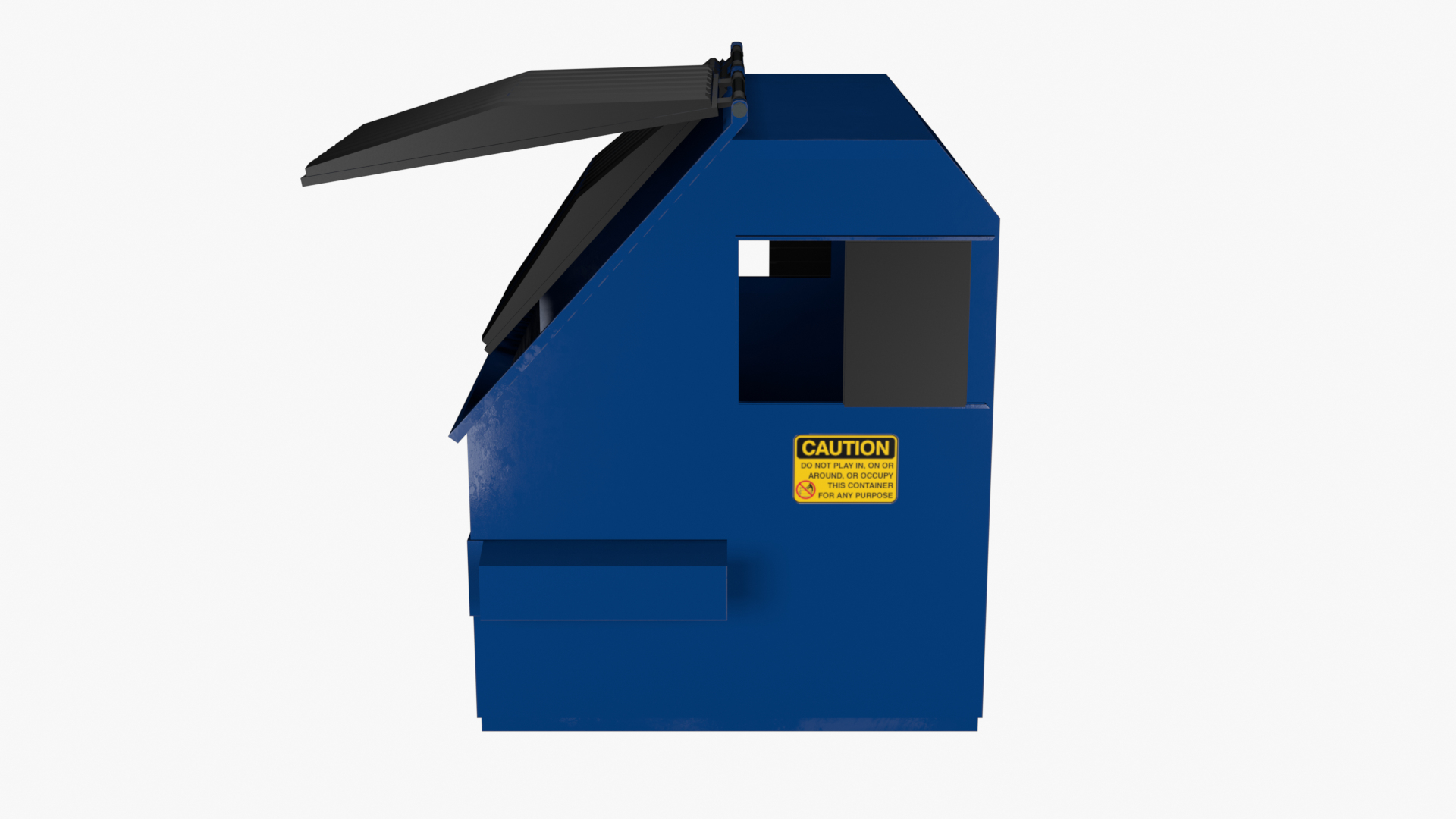 Blue Dumpster 8yard New-Dirty 3D model - TurboSquid 2158267