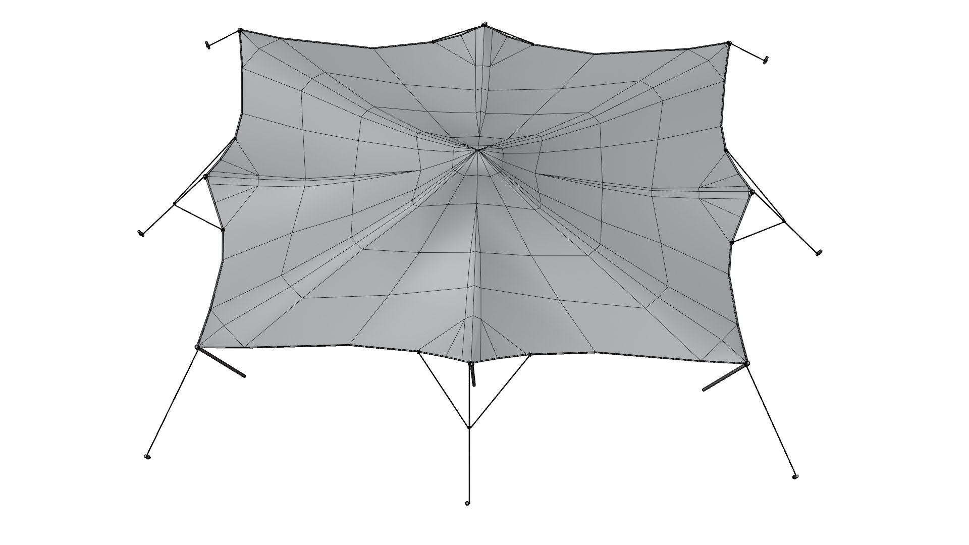 Stretch Tents 3D Model - TurboSquid 1875879
