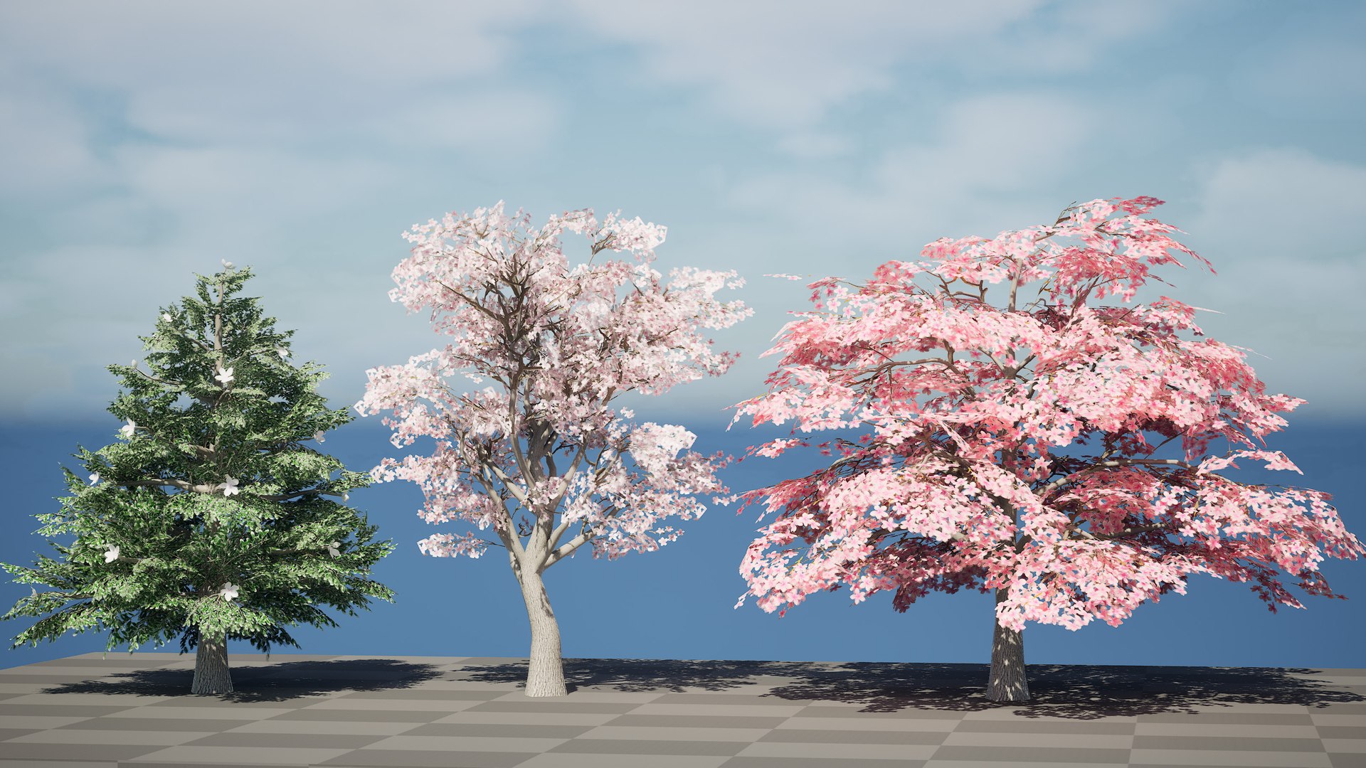 3D High-Quality Magnolia Tree 3D Assets Model - TurboSquid 2336319