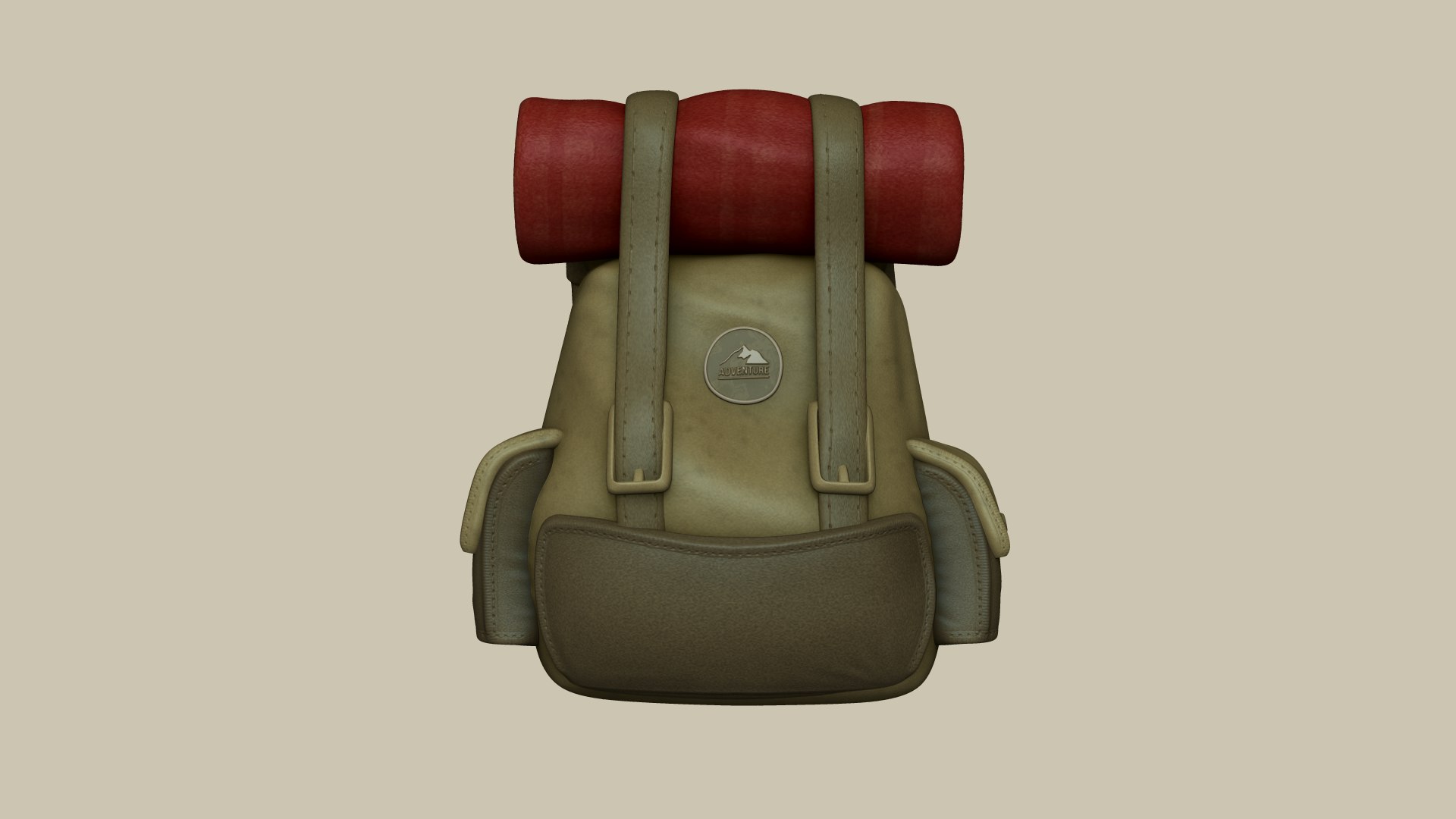 3D backpack - adventurer character model - TurboSquid 1646011