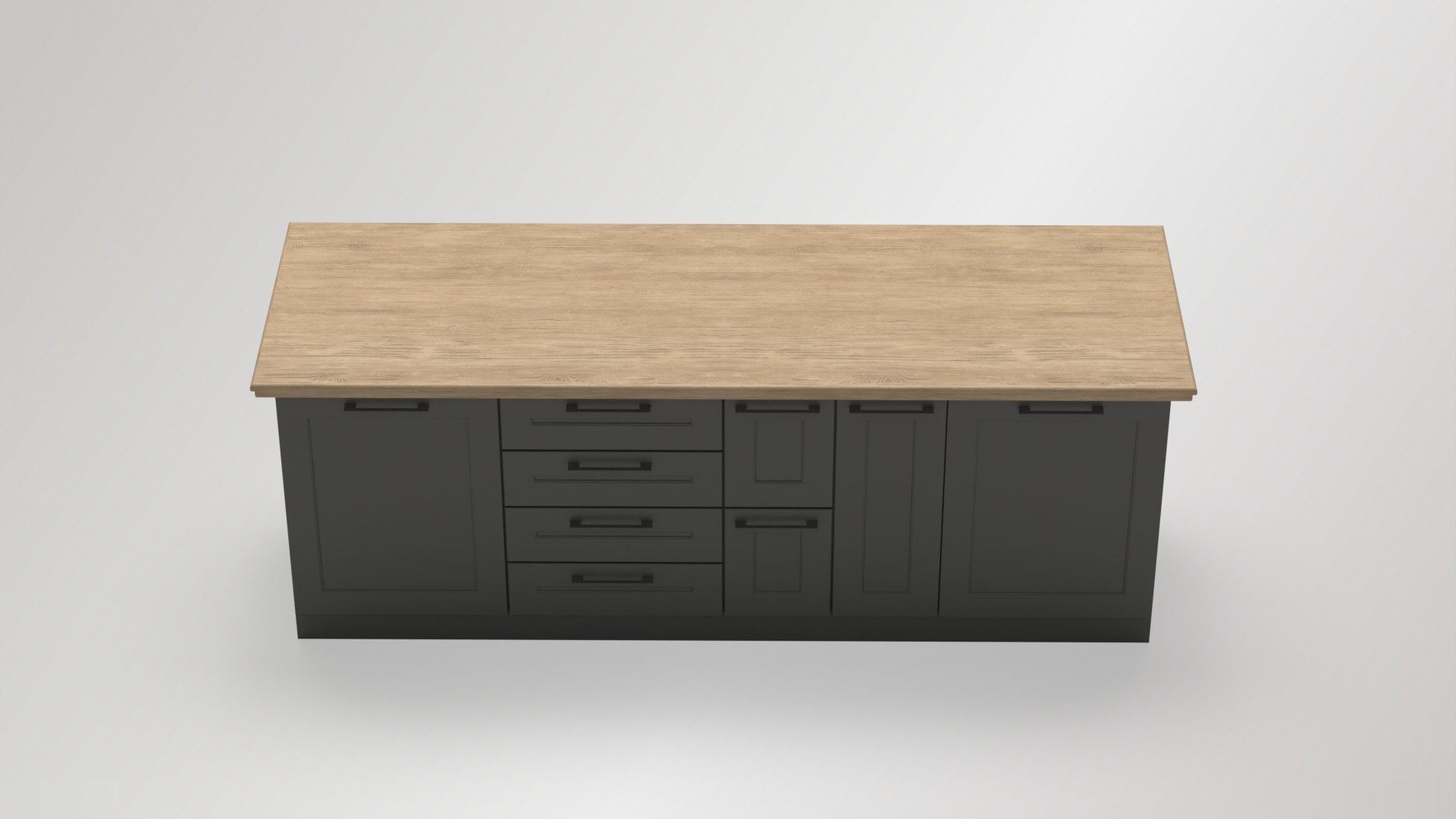 Module Kitchen Cabinets Set 3D Model - TurboSquid 2001499