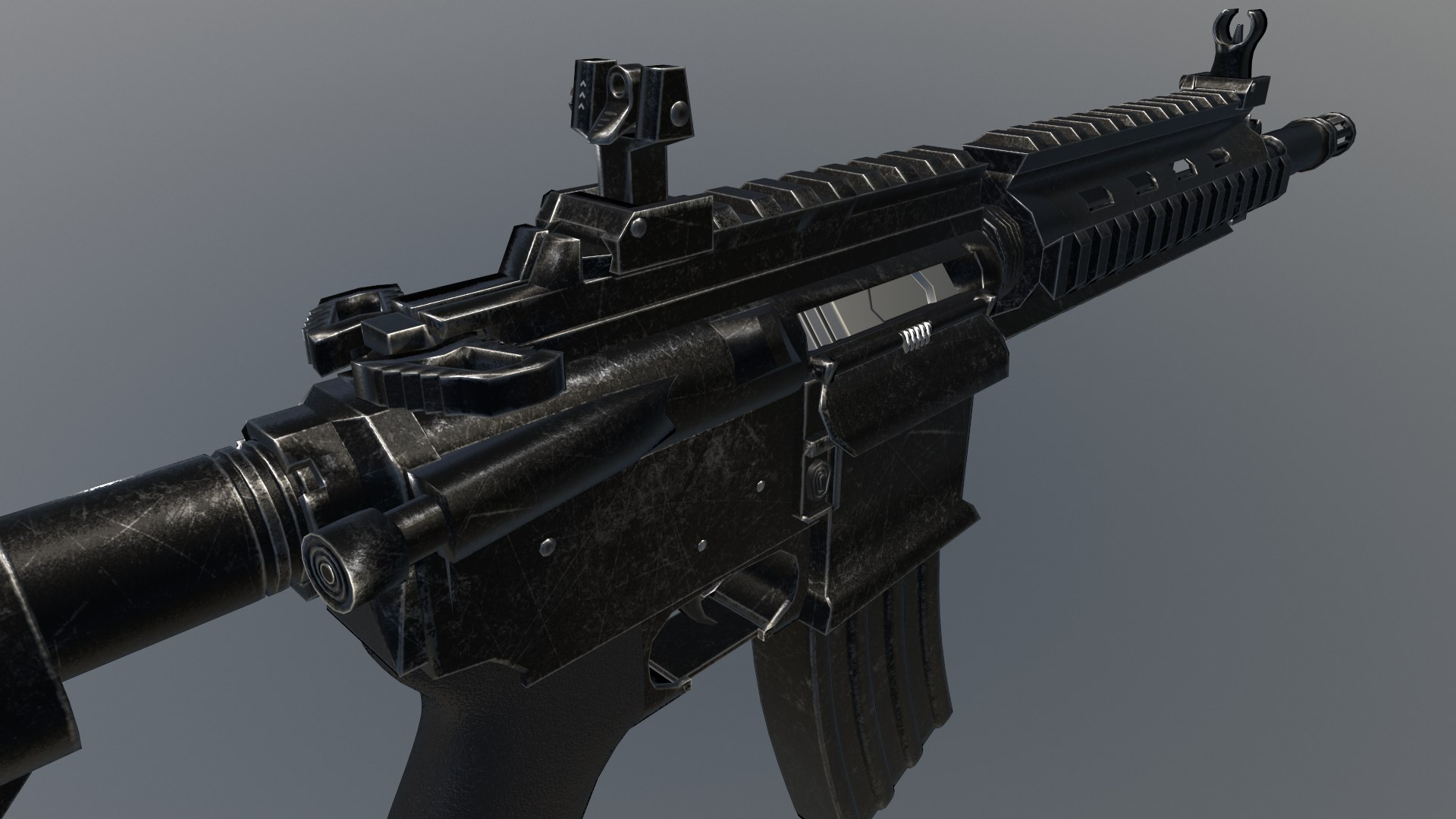 M416 Model 3D - TurboSquid 1744145