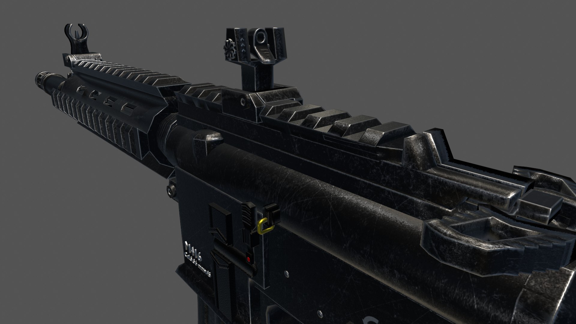 M416 Model 3D - TurboSquid 1744145