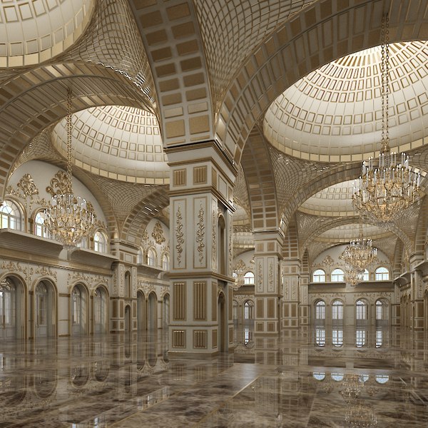 Banquet Hall 3D Models for Download | TurboSquid