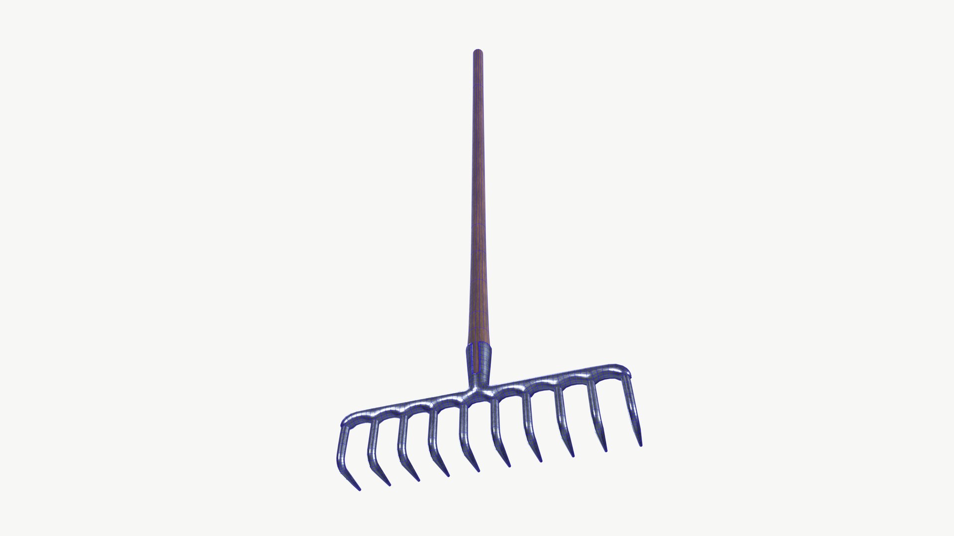 Hand Rake 3D Model - TurboSquid 2387194