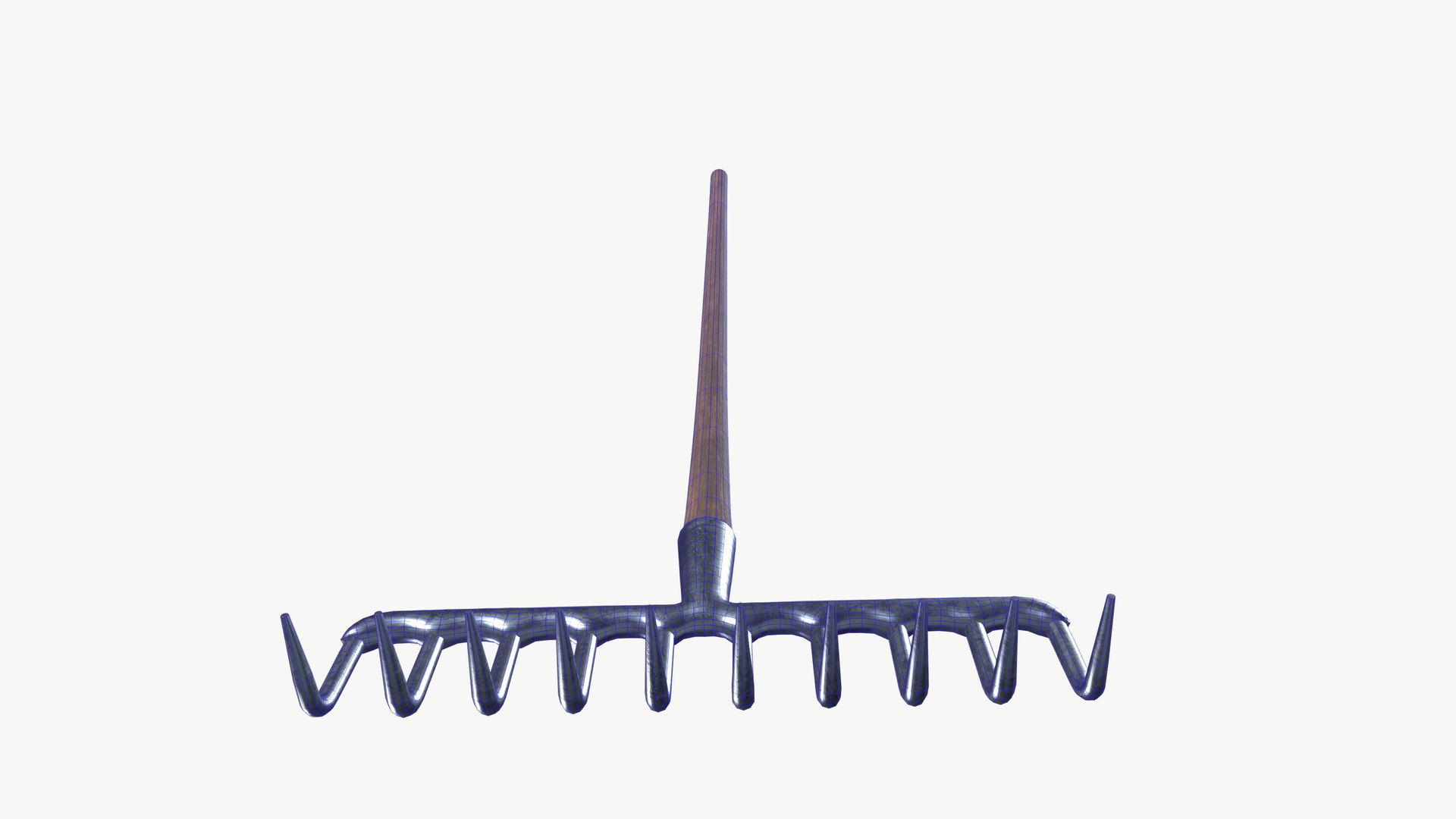 Hand Rake 3D Model - TurboSquid 2387194