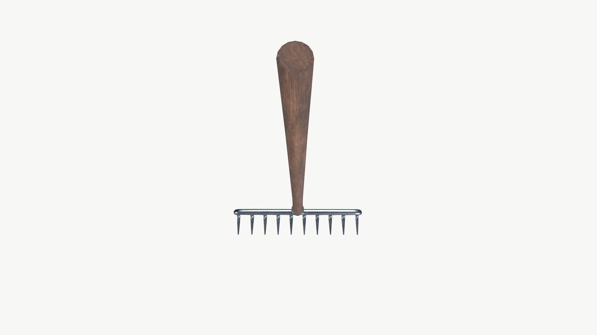 Hand Rake 3D Model - TurboSquid 2387194