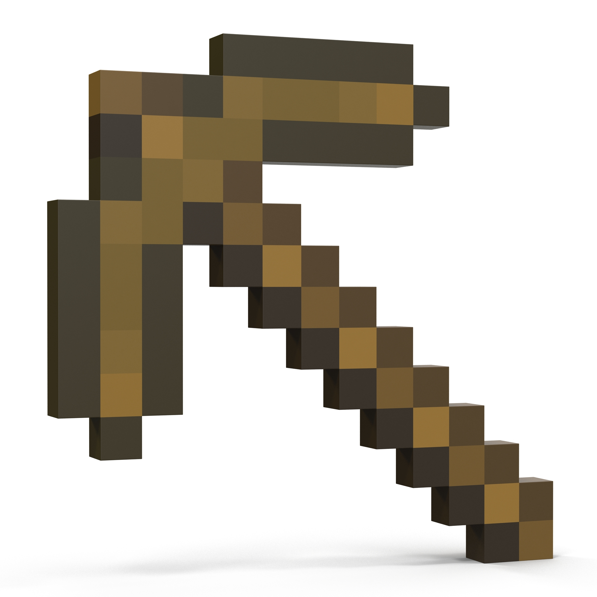 modelo 3d Minecraft Pico Modelo de madera 3D - TurboSquid 1020463