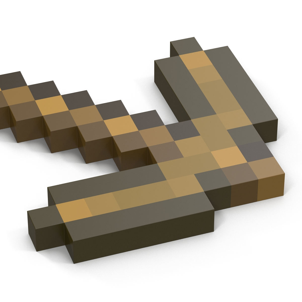 modelo 3d Minecraft Pico Modelo de madera 3D - TurboSquid 1020463