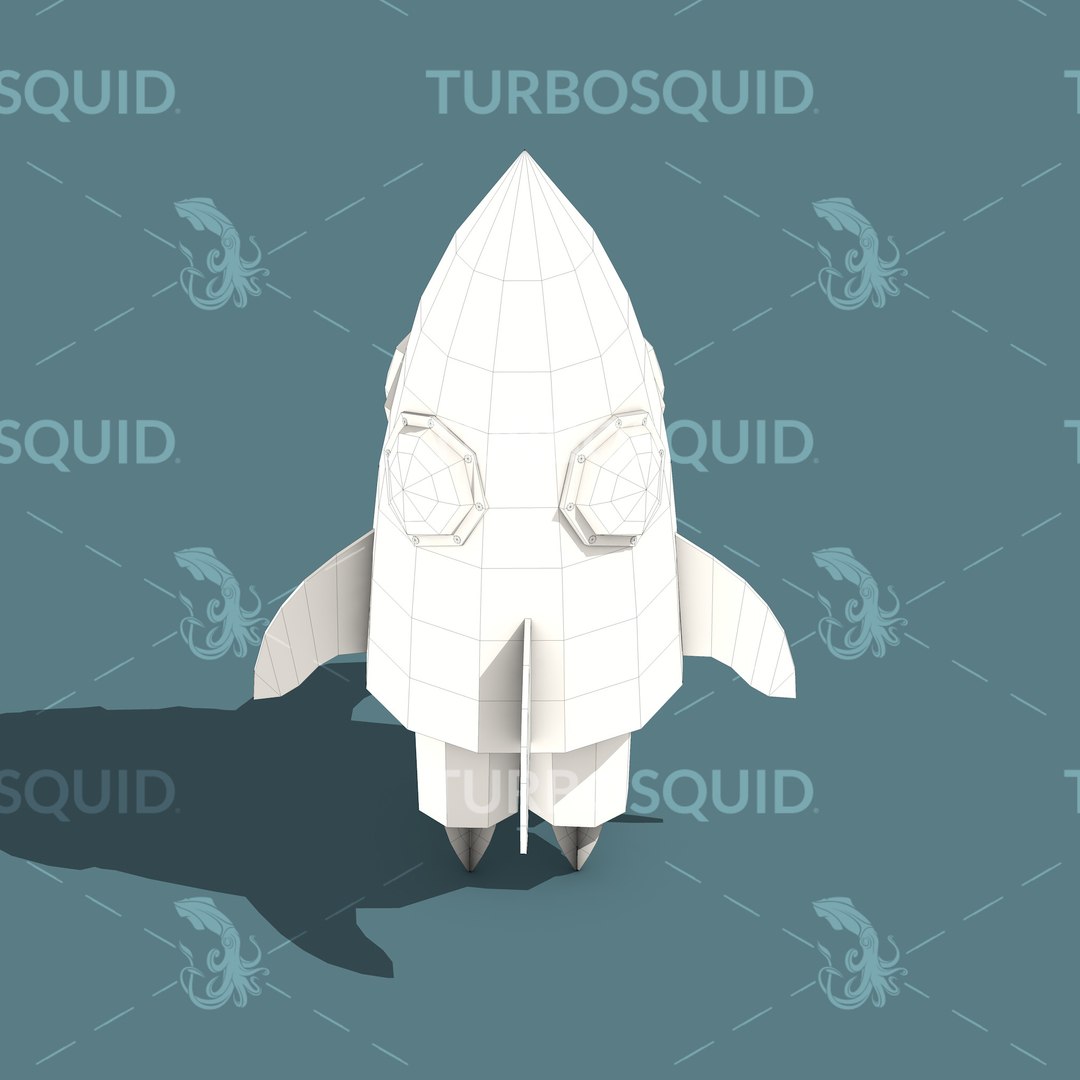 Low Poly Rocket Isometric Low-poly 3D model model - TurboSquid 1719670