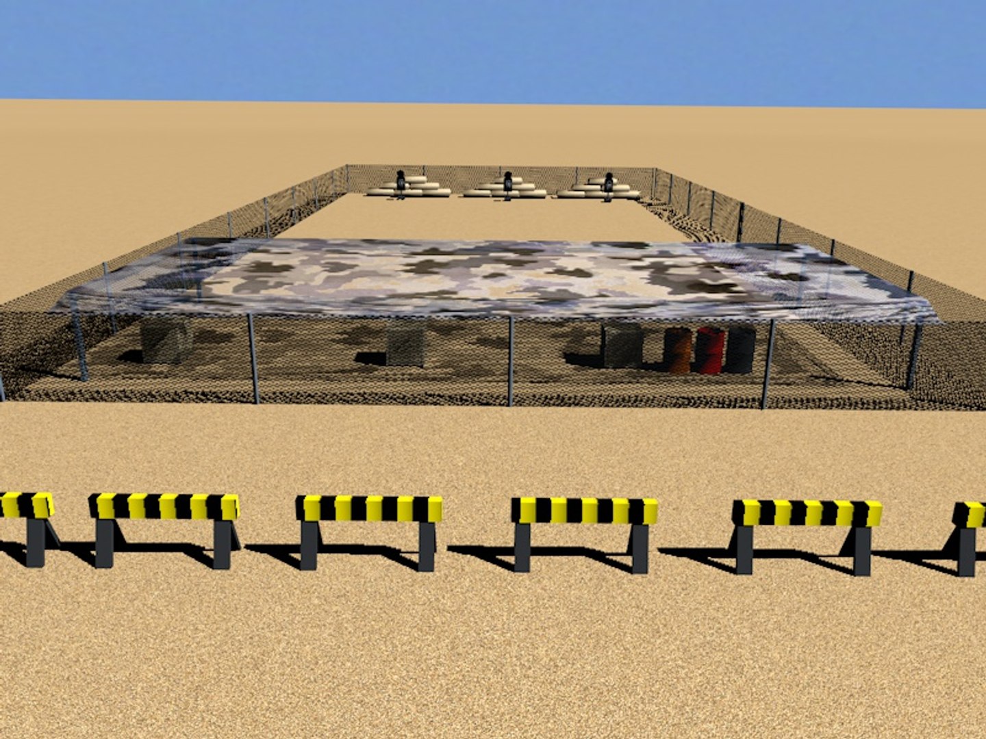3d Range Zone War