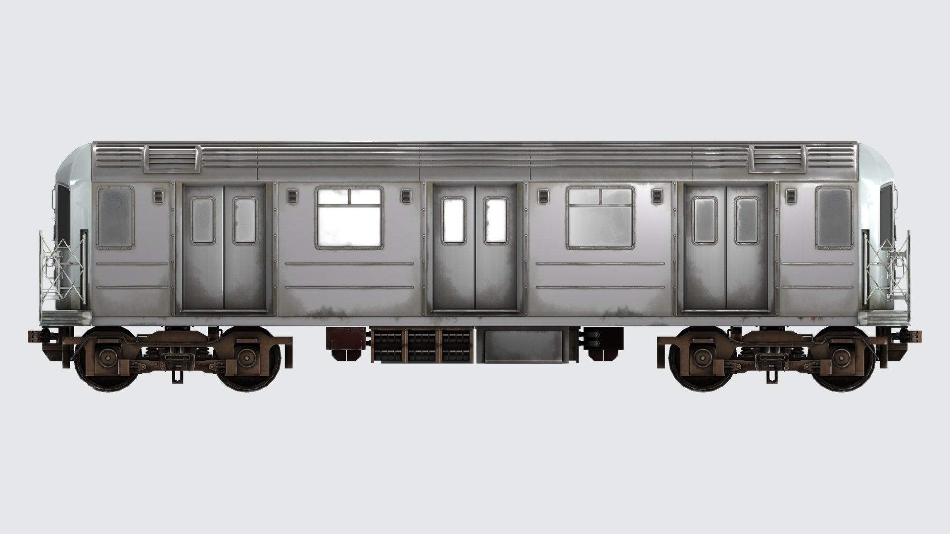 Subway Car 3D Model - TurboSquid 2398552