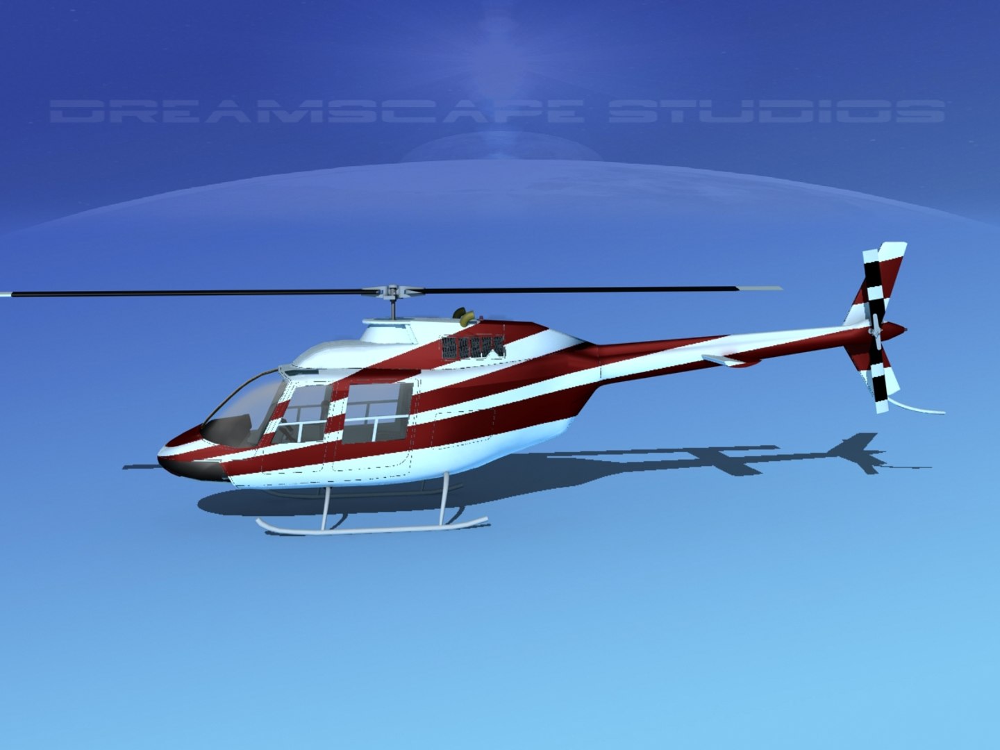 Rotor Bell 206 3D Model - TurboSquid 1202198