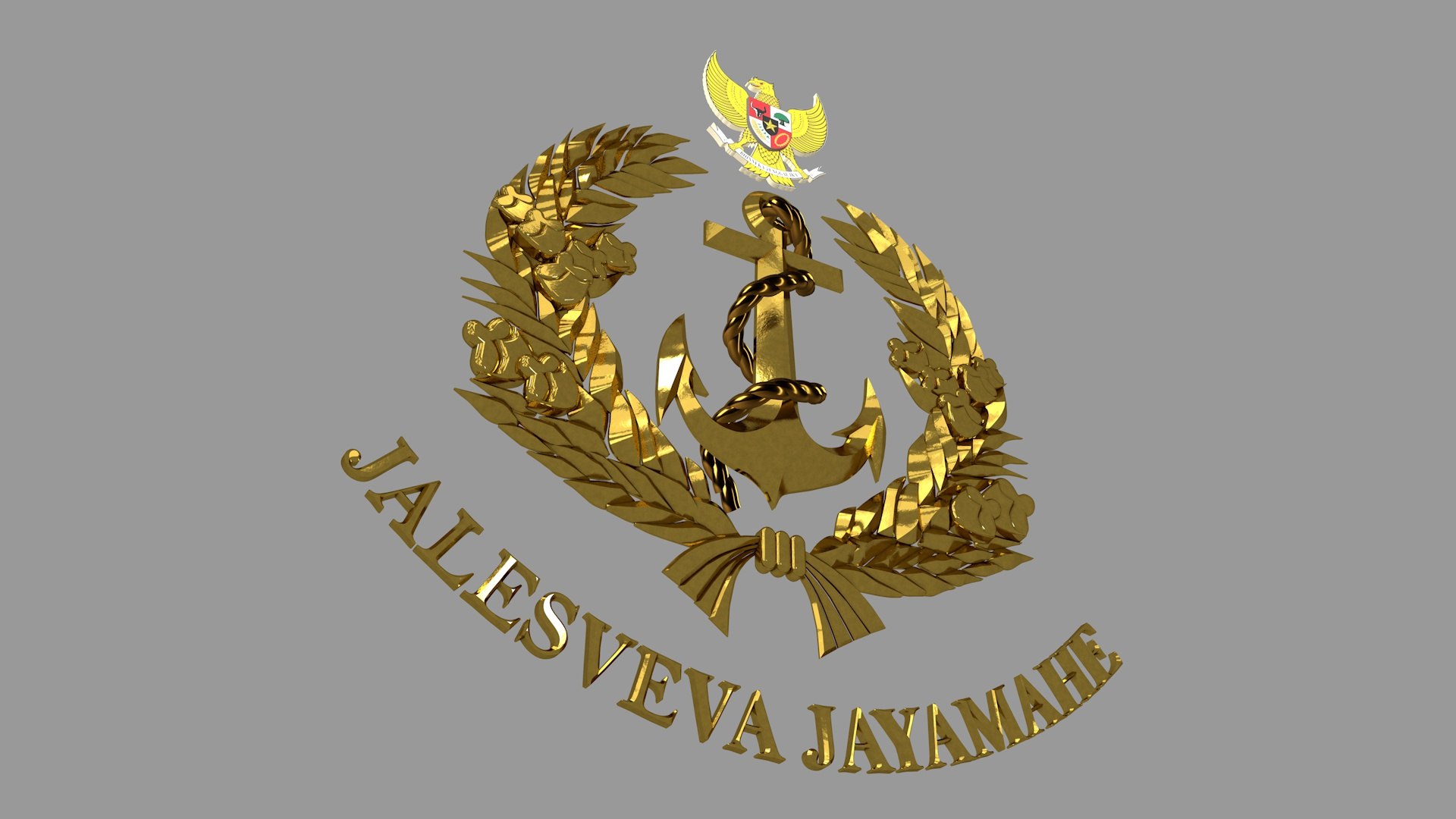 modèle 3D de LOGO TNI AL - TurboSquid 2225218