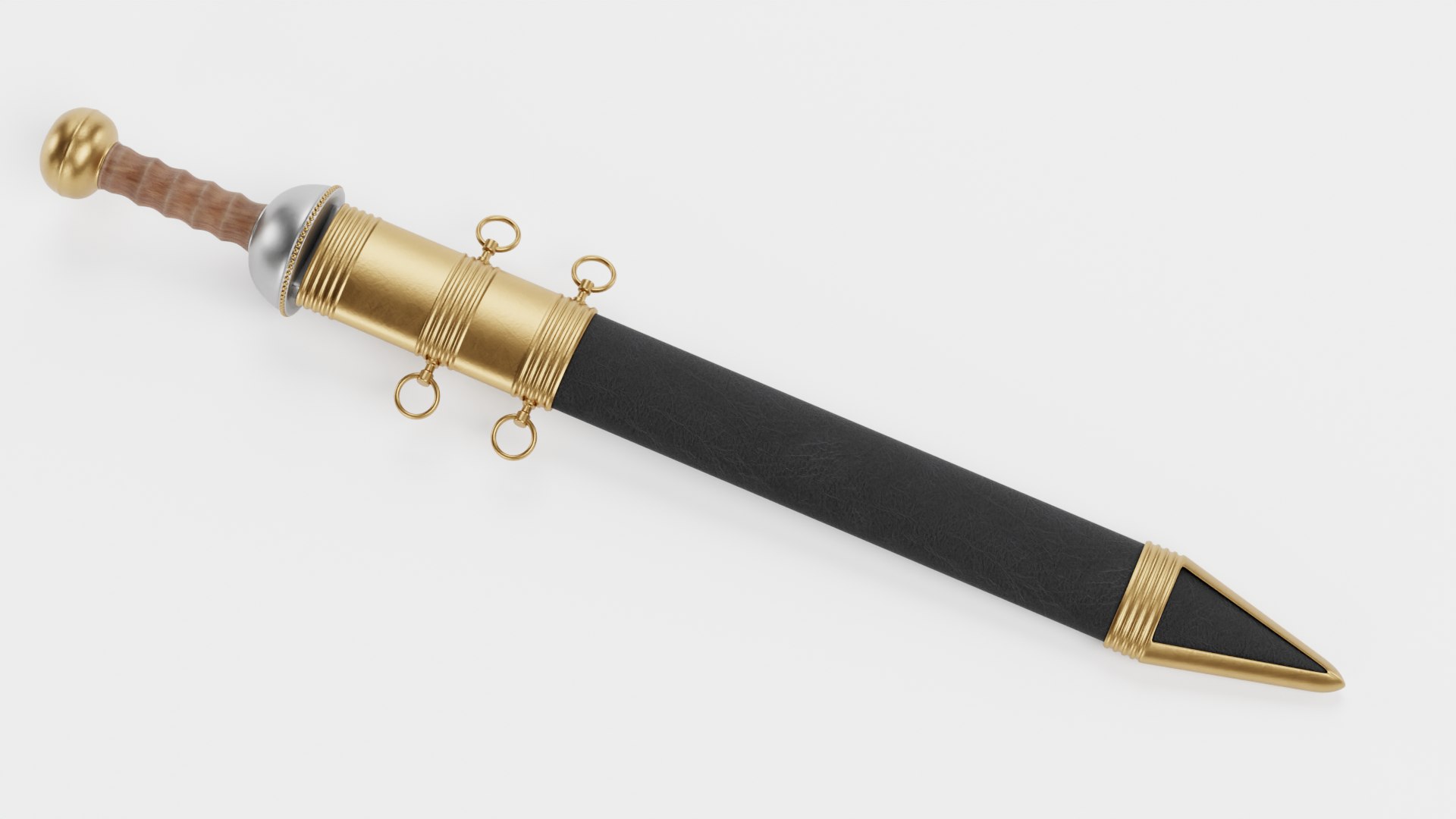 3D Gladius with Sheath - TurboSquid 1883255