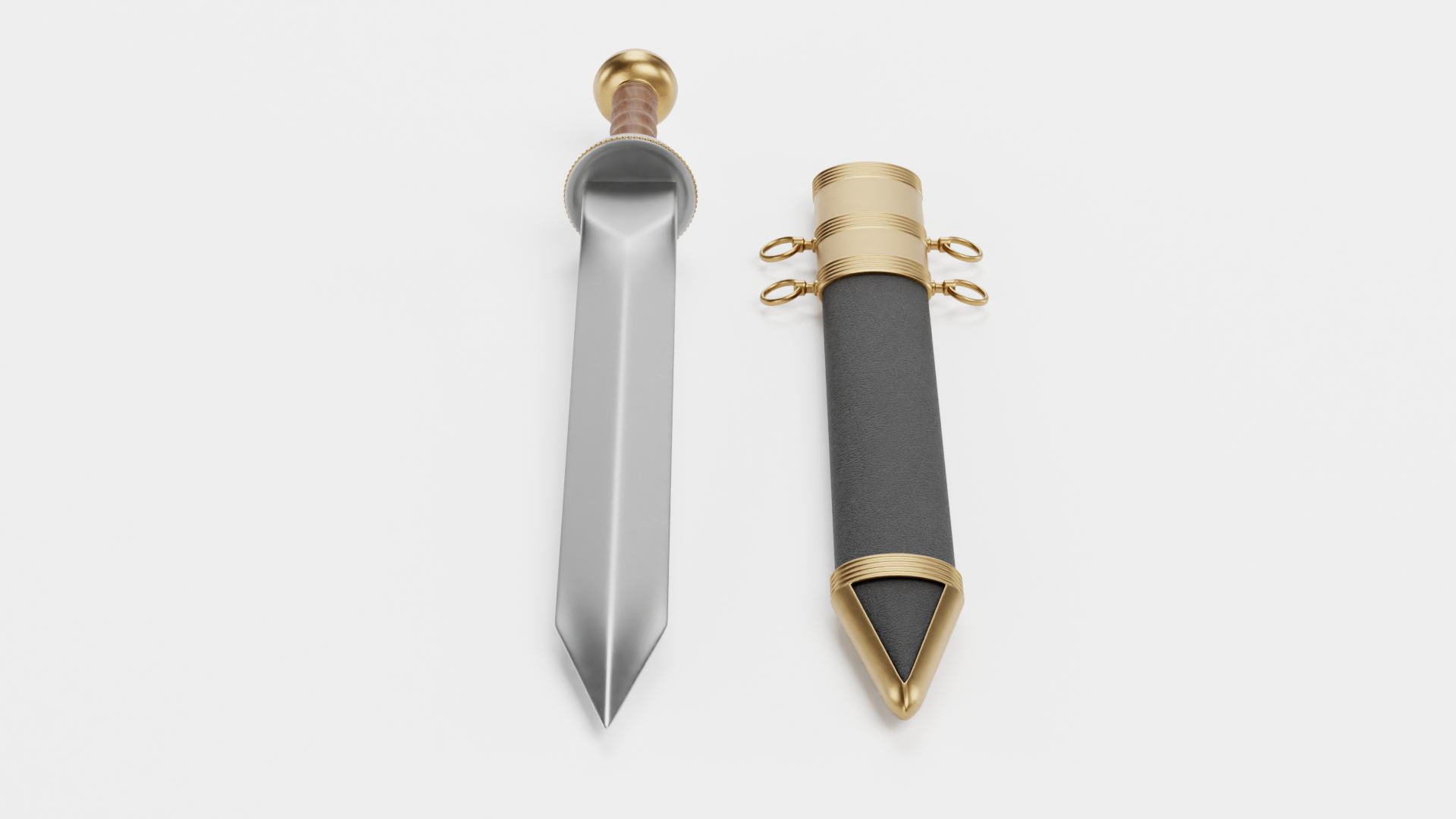 3D Gladius with Sheath - TurboSquid 1883255