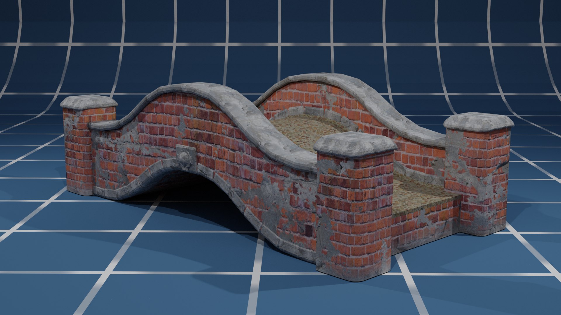 3D Medieval Small Bridge Model - TurboSquid 2249469