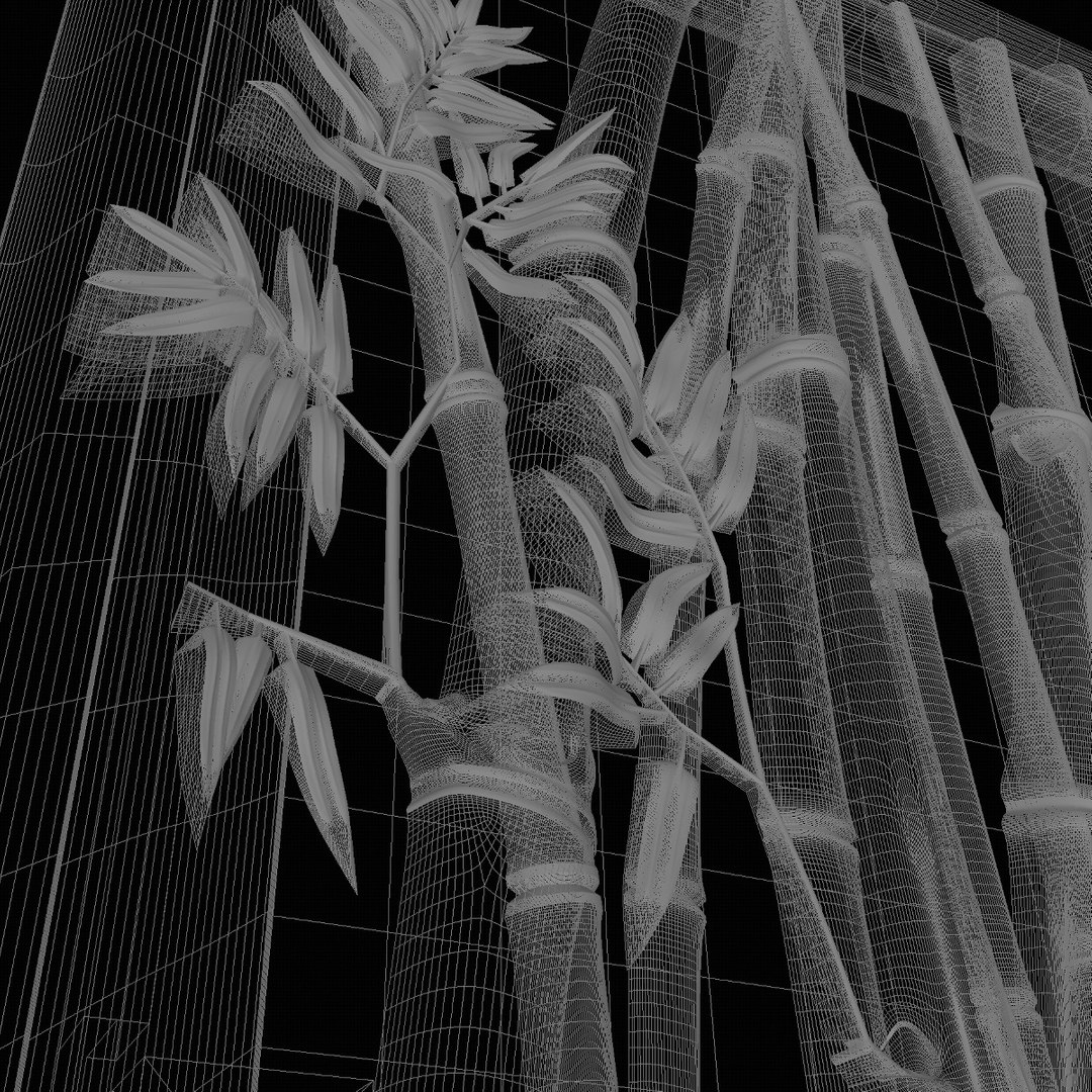 Bamboo Relief 3D Model - TurboSquid 1463256