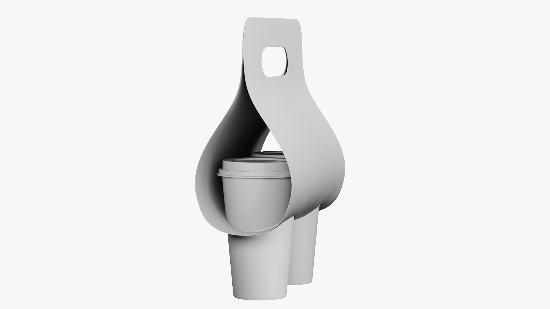 3D Coffee Cup Holder - TurboSquid 2404488