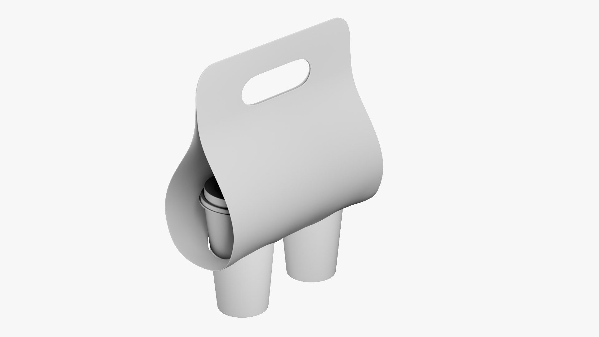 3D Coffee Cup Holder - TurboSquid 2404488