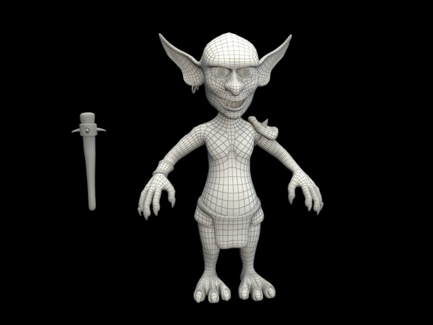 3D Cartoon Goblin - TurboSquid 1974552