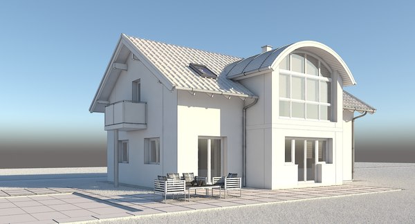 family homes sets 3d model