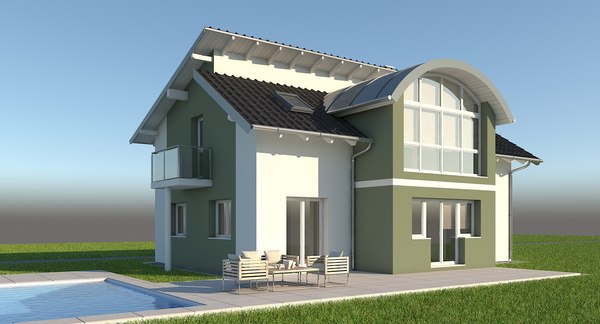 family homes sets 3d model