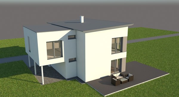family homes sets 3d model