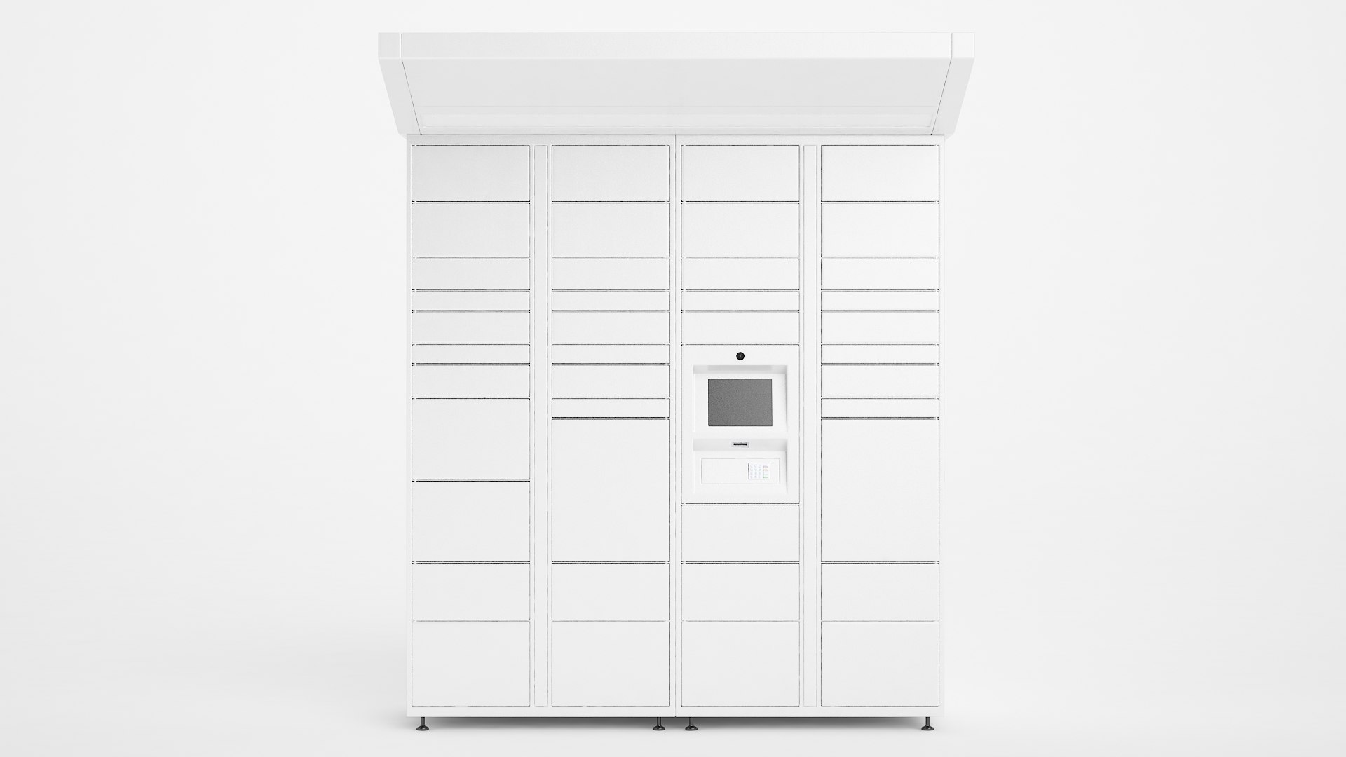 Delivery Lockers Lock 3D Model - TurboSquid 1439186