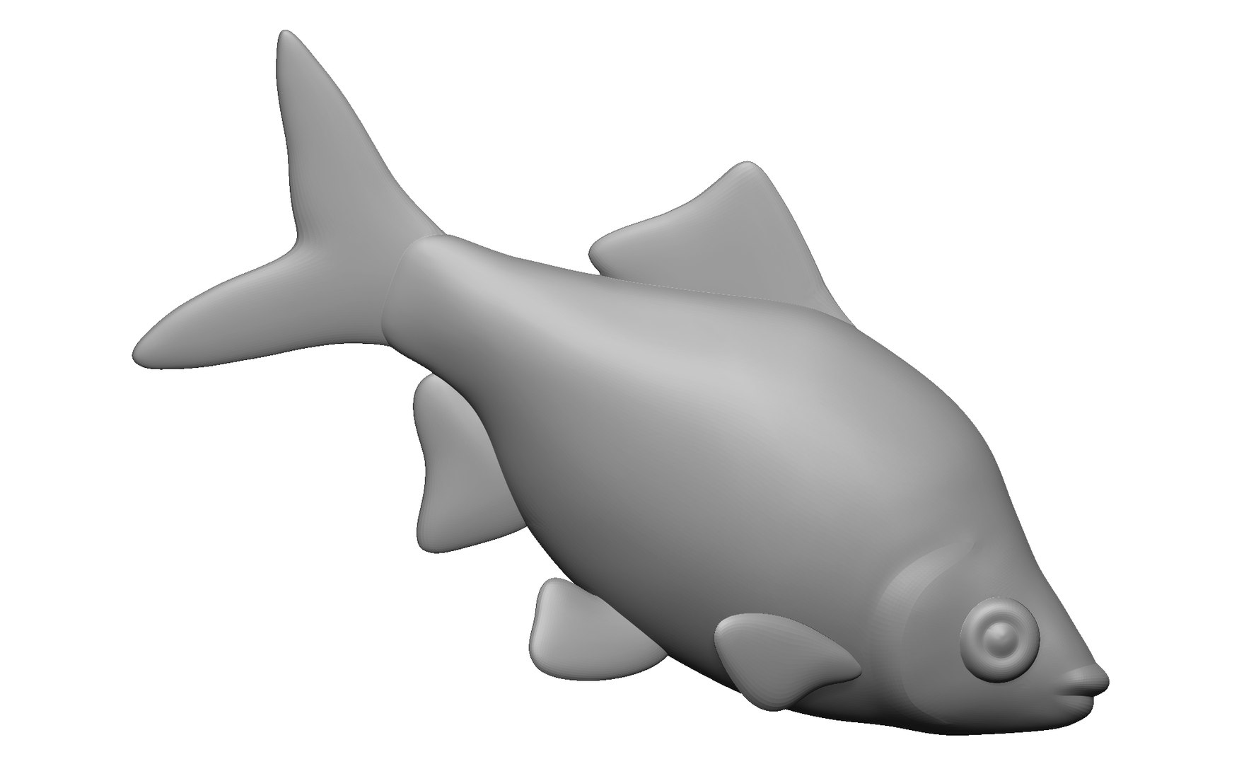 3D Tigerbarb Fish - TurboSquid 2045431