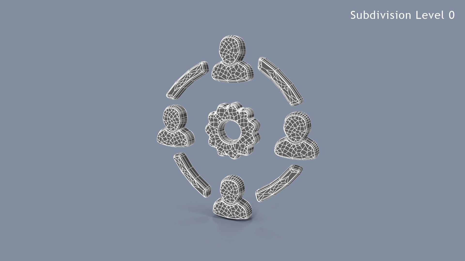 Network Customer Service Support Symbol Gold Model - TurboSquid 2058754