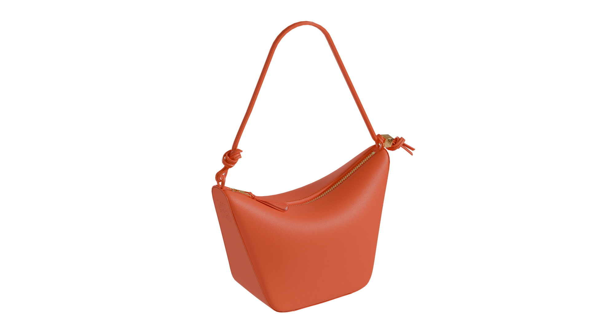 3D LOEWE Hammock Hobo Bag Vivid Orange - TurboSquid 2195868