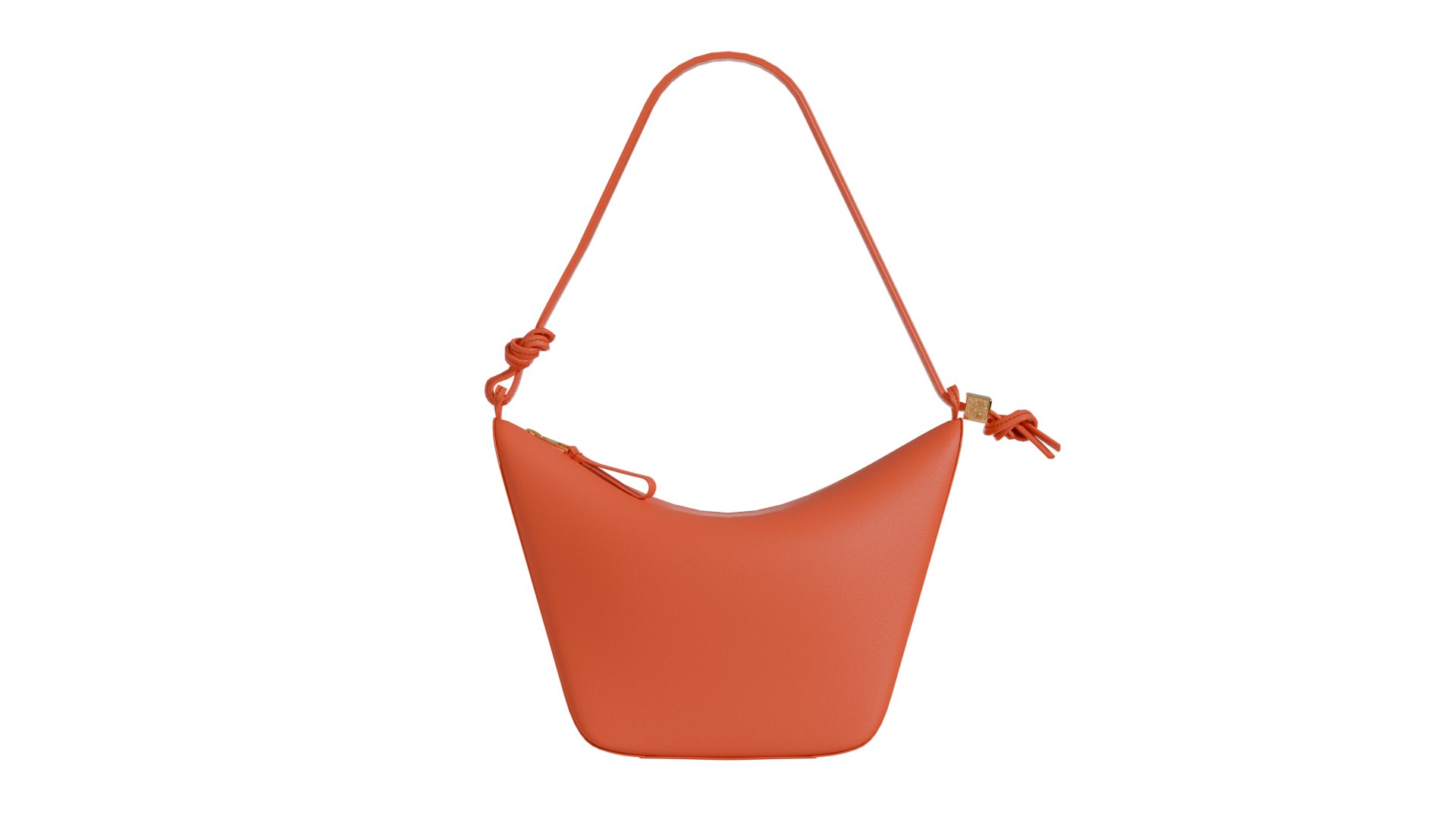 3D LOEWE Hammock Hobo Bag Vivid Orange - TurboSquid 2195868
