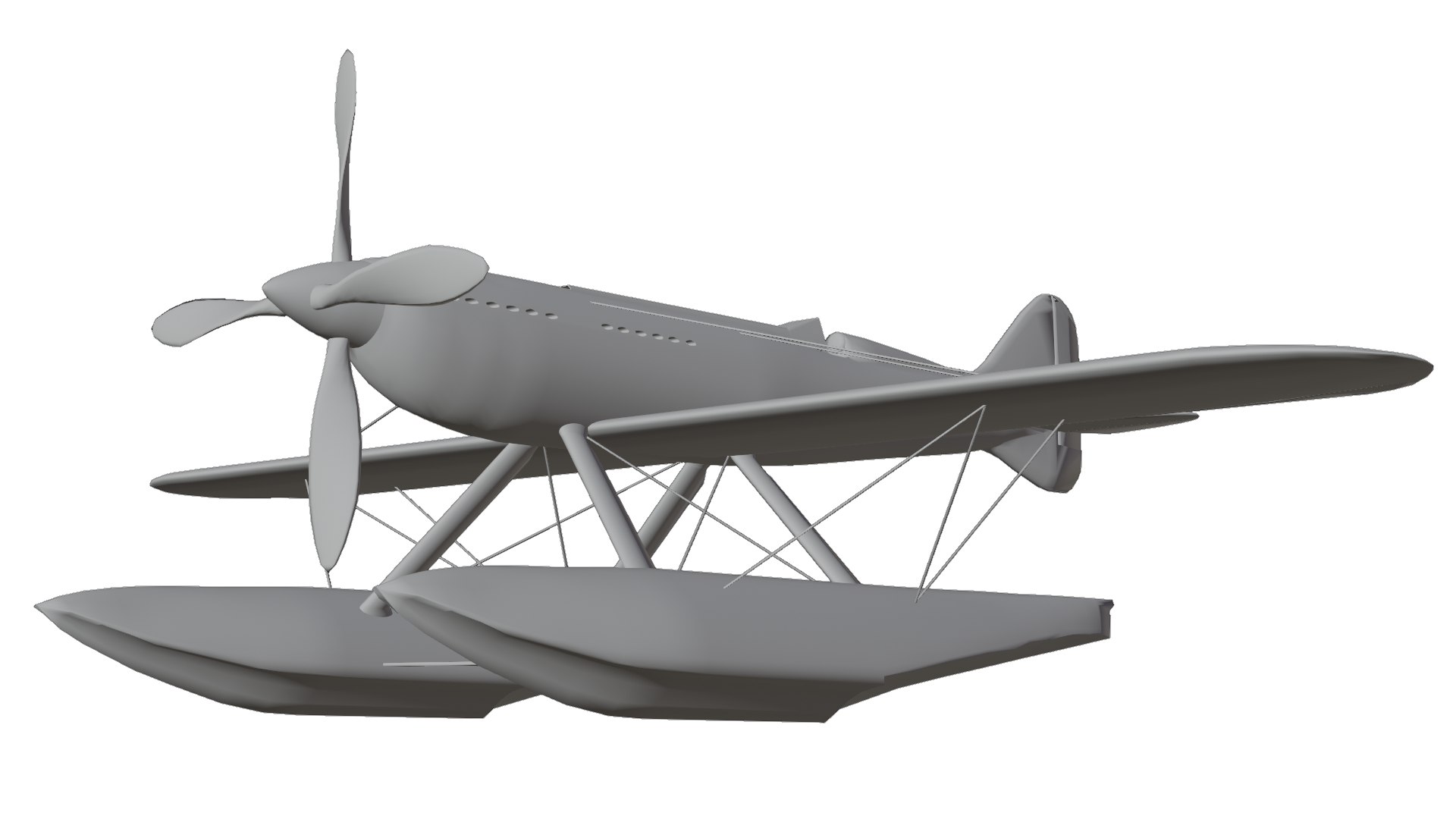 Macchi Castoldi MC72 3D - TurboSquid 2297120