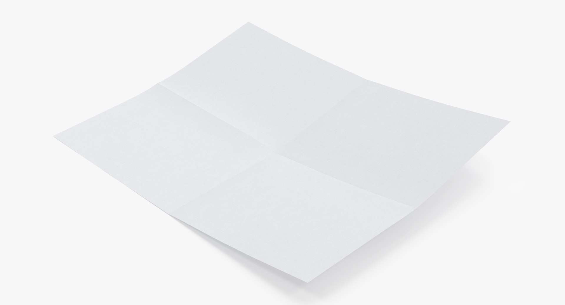 Single Paper Sheet 03 3D Model - TurboSquid 1206486