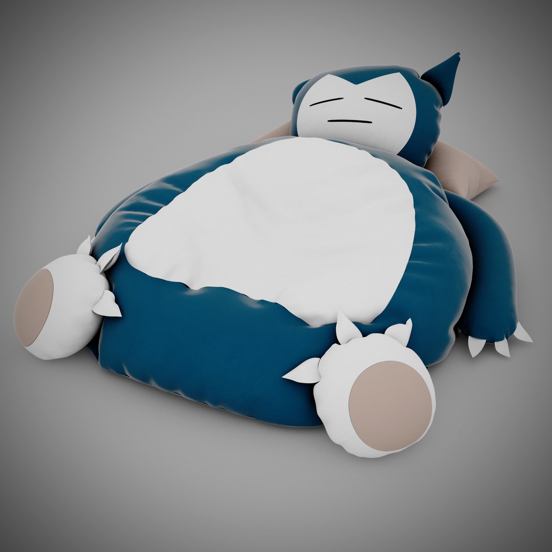 Pokemon Bed Snorlax 3d Max