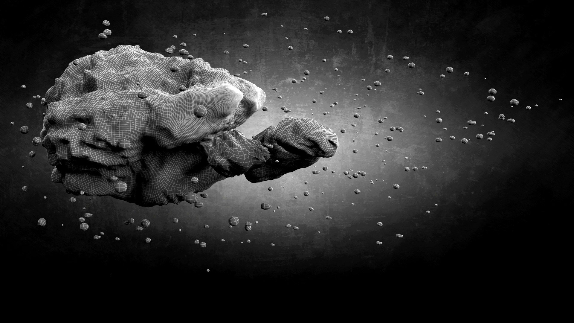 3D Model Ice Comet Asteroid - TurboSquid 2073875