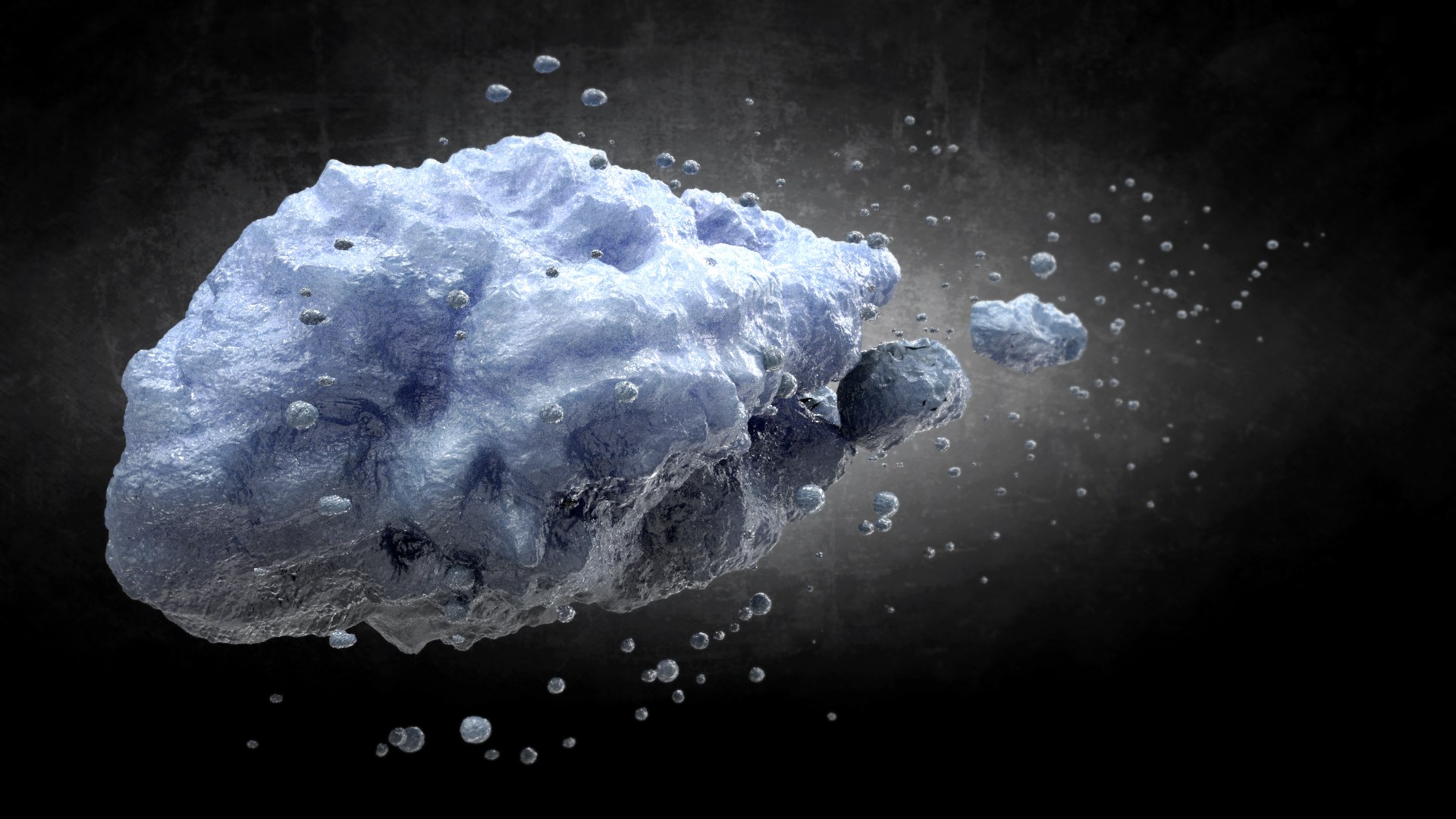 3D Model Ice Comet Asteroid - TurboSquid 2073875