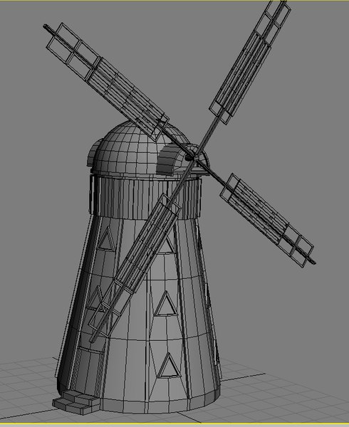 3d windmil model