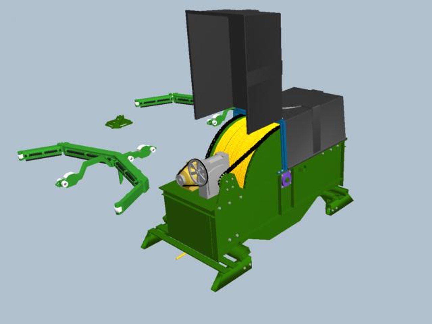 3d Scraper Farms Drive Model