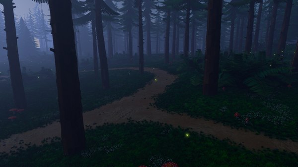 modelo 3d escena del bosque de dibujos animados - TurboSquid 1960779