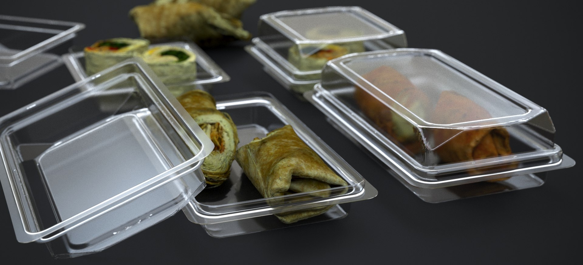 3D WRAP SANDWICHES IN FOOD PACKAGE 2024 - TurboSquid 2221068