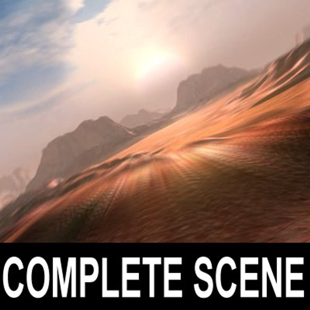 3d Model Scene Mountain Arizona