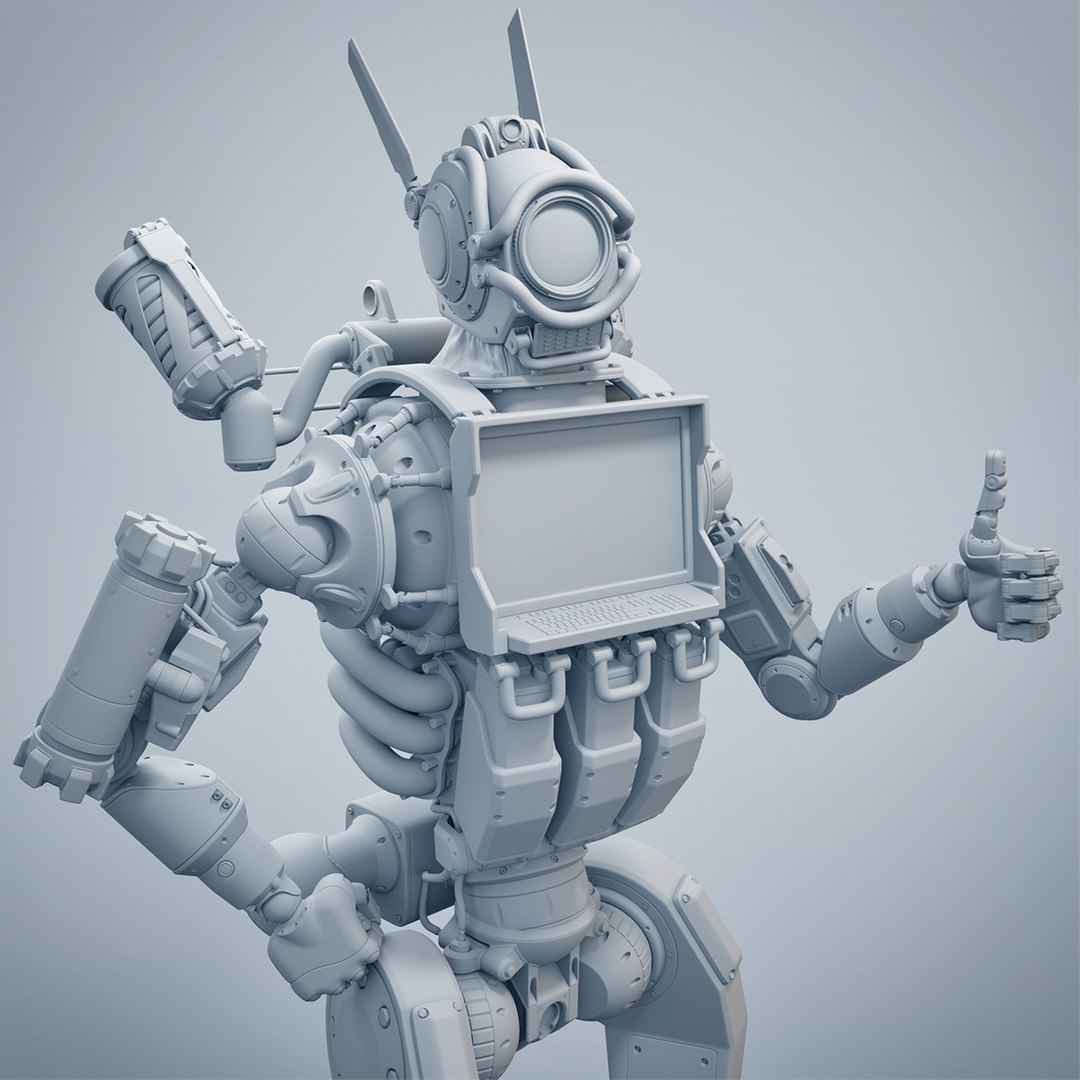 Pathfinder - Chappie Cinematic Bright Fan Art Model TX 300-01 3D Model ...