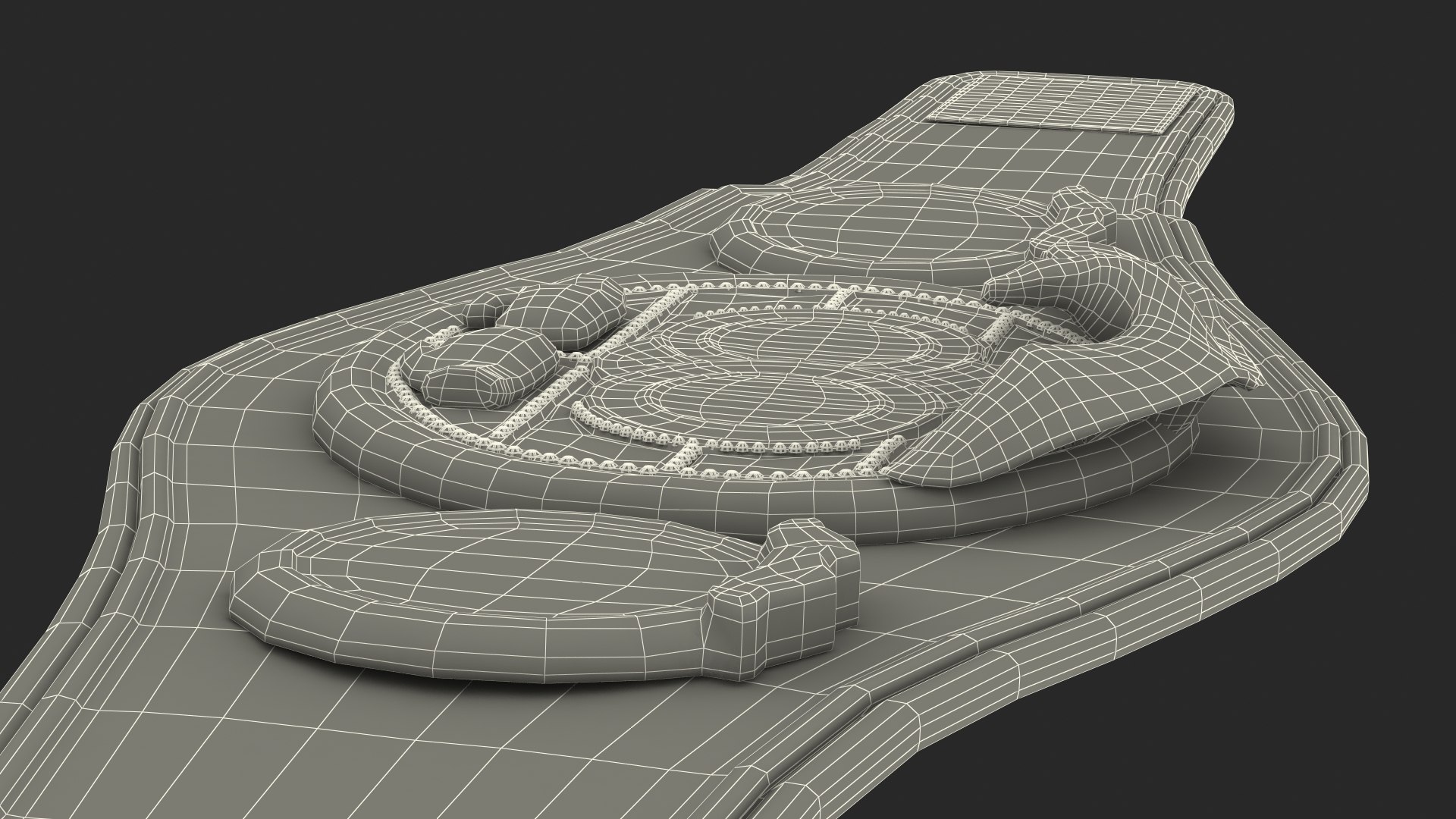 3D Model International Boxing Federation Belt Whith Fur - TurboSquid ...