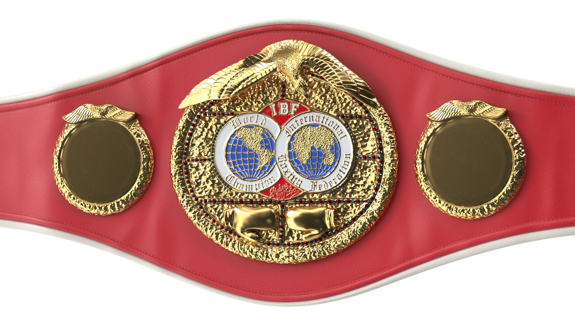 3D Model International Boxing Federation Belt Whith Fur - TurboSquid ...
